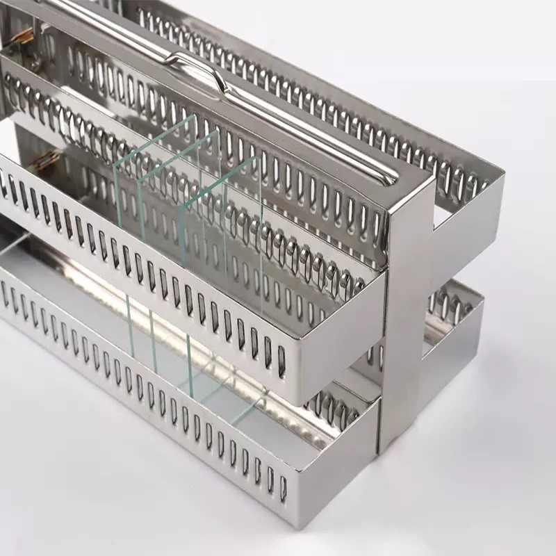Histology Tissue Slide Glass Staining Jar Staining Rack Pathology ...