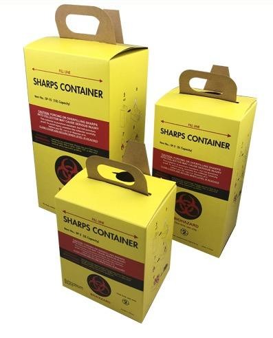 Safety Box Waste Syringe Needle Sharp Incinerator Carton Container 5L ...