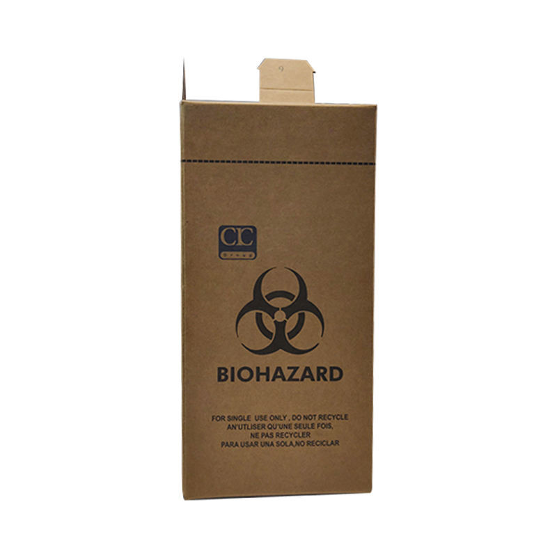 Custom Disposable Sterile Syringe Safety Box Container Needle Plastic Syringe Sharps Bio Bins ...