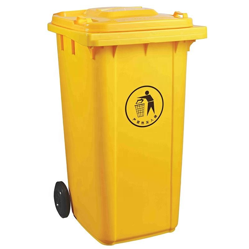 Hospital dustbin biohazard wheelie bin Plastic Products Hdpe Hazardous ...