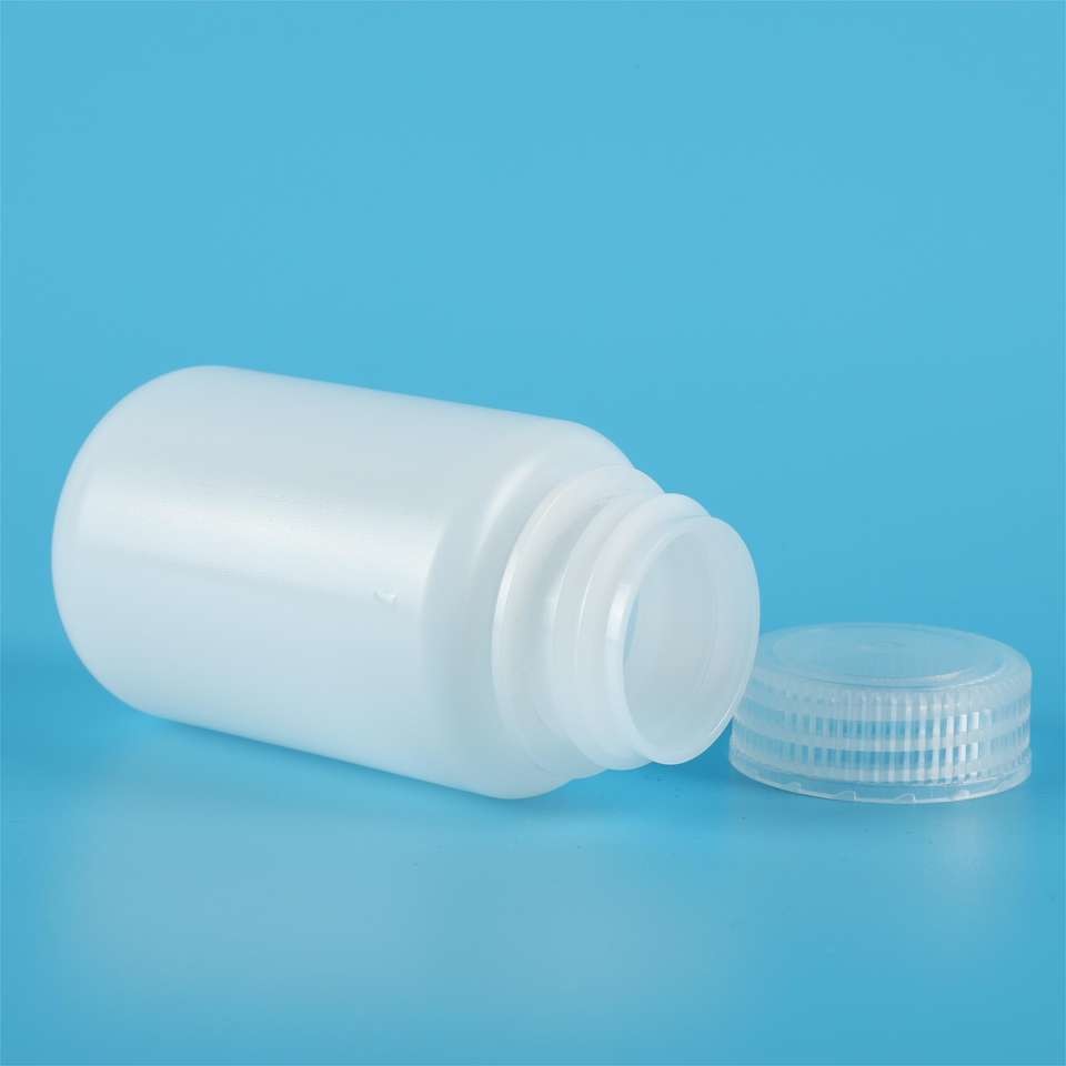 HDPE Wide Mouth Plastic Bottles Lab Sample Bottle Laboratory Reagent ...