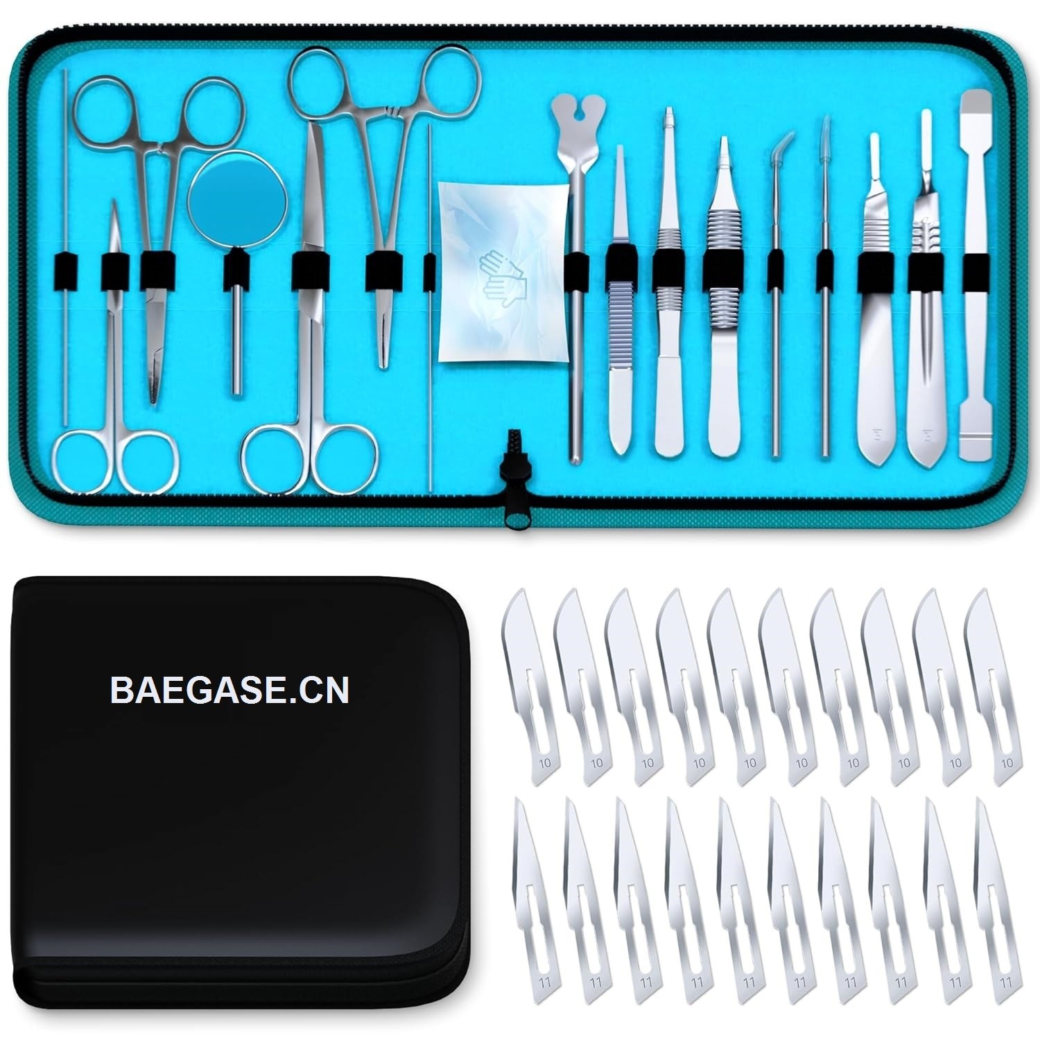 38 PCS Advanced Dissection Kit Biology Lab Anatomy Dissecting Set with ...