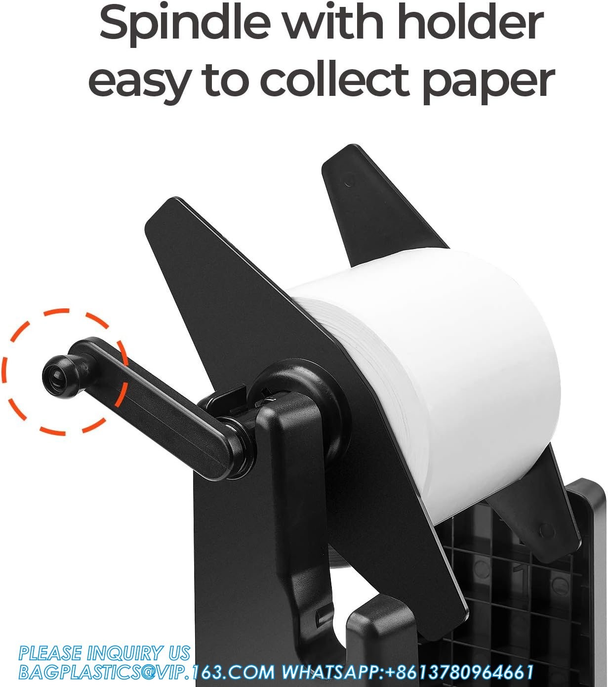 External Rolls Label Holder, 2 In 1 Fan-Fold Stack Paper Holder For ...