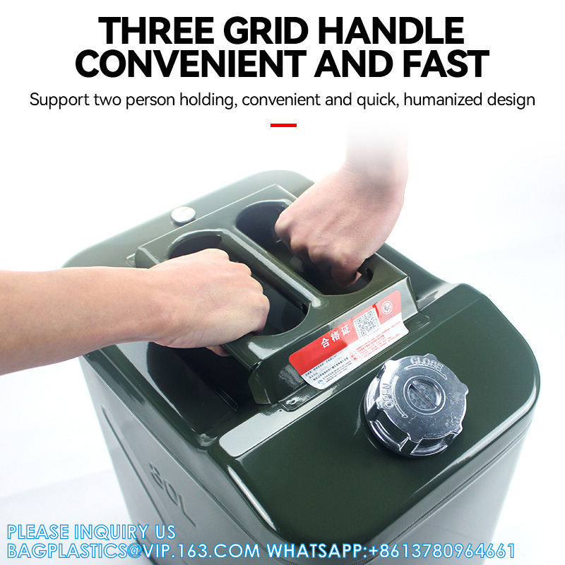 Metal 60 Liter Jerry Can 60l Steel Jerry Cans Gasoline Tank Jerry Gas ...