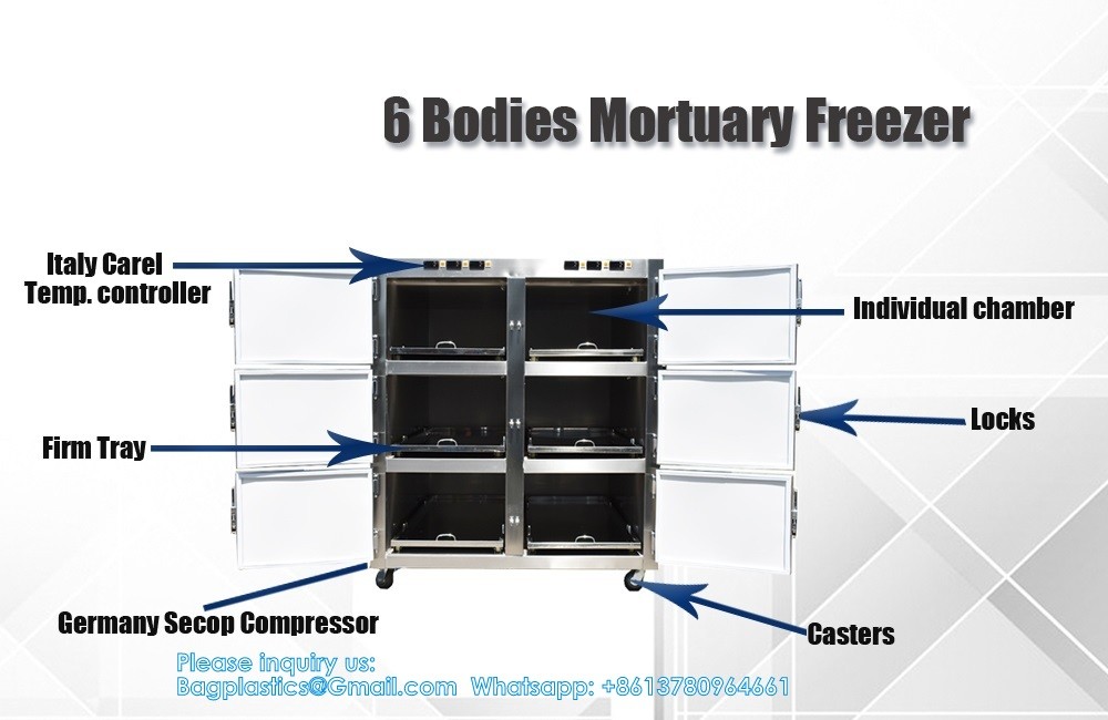 6 Rooms Dead Body Refrigerator Morgue Freezer Mortuary Equipment Morgue ...