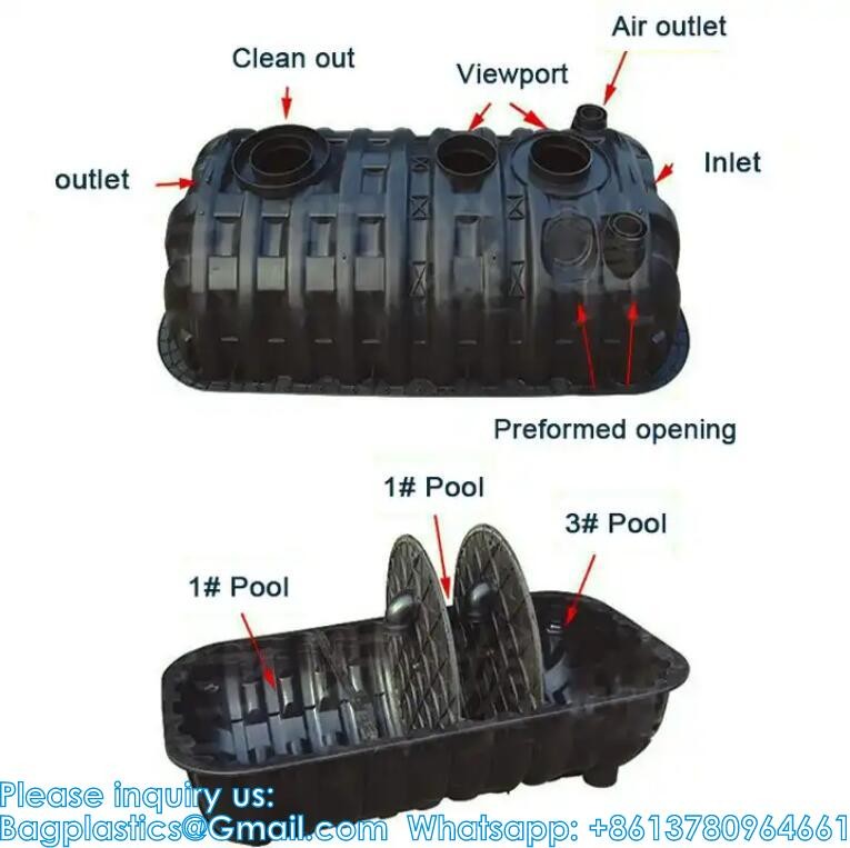 Underground Glass Fiber Reinforced Septic Tank Water Saving Toilet ...