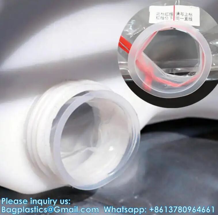 Transparent Aseptic IBC Tank Plastic Liner Bag For Liquid Packaging ...
