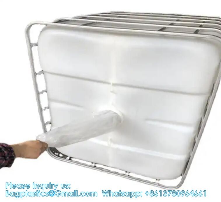 Transparent Aseptic IBC Tank Plastic Liner Bag For Liquid Packaging ...