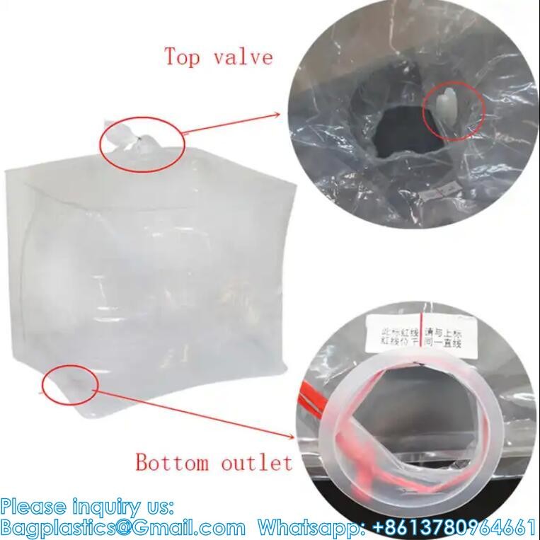 Transparent Aseptic IBC Tank Plastic Liner Bag For Liquid Packaging ...