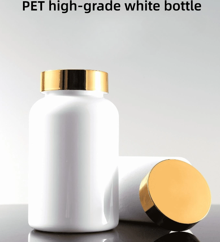 Custom Factory Food Grade 140-300ml White Pet Plastic Supplement Pill ...